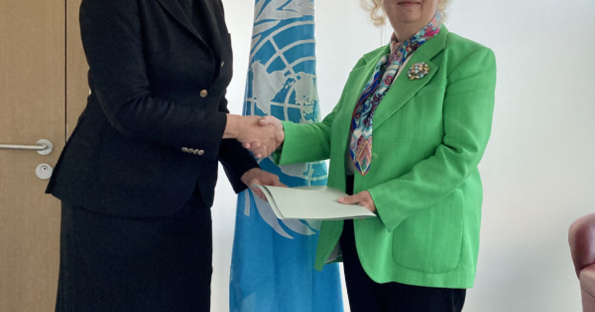 New Permanent Representative Of Austria Presents Credentials To The